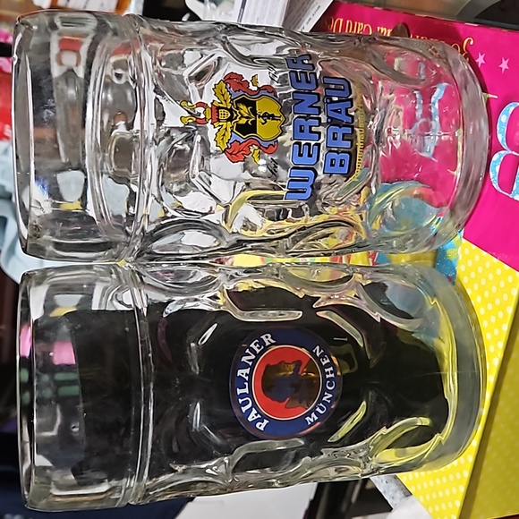 German beer glass | Dining | Paulaner Munchen Rastal Stein Beer Glass ...